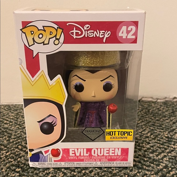 Disney | Other | Disney Evil Queen Funko Pop With Gold Crown And Purple ...